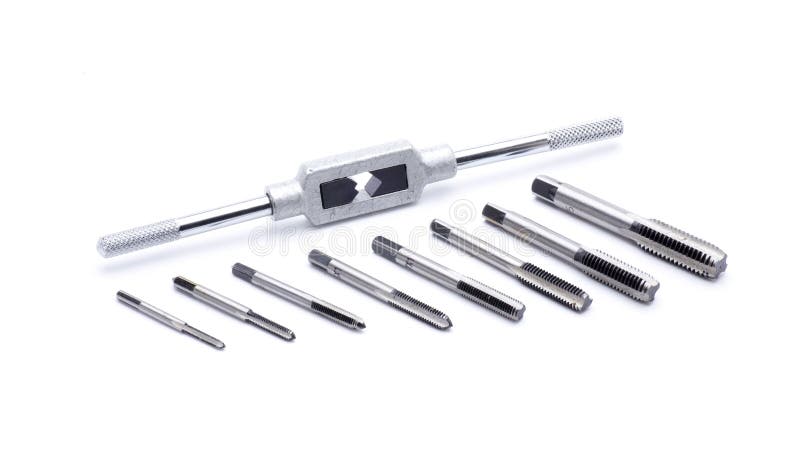 Diestock for nuts stock photo. Image of hand, thread - 30086568