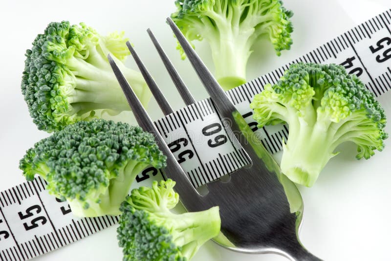 Fresh broccoli on plate stock photo. Image of eating - 30261408