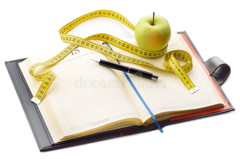 Diet journal stock image. Image of copy, dieting, determination - 26386669