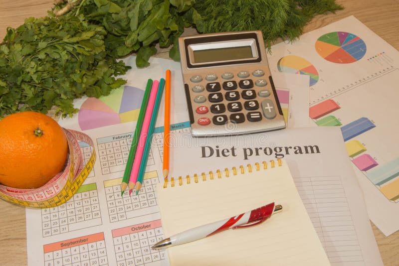 Diet and Nutrition. Weight Control Concept Stock Photo - Image of ...