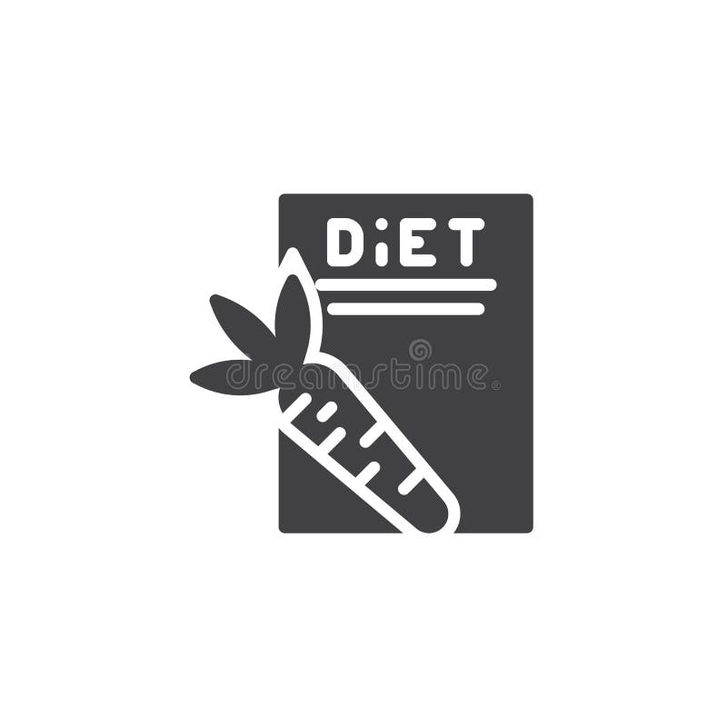 Diet Plan Checklist Vector Icon Stock Vector - Illustration of healthy ...