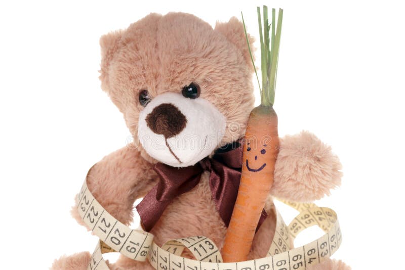 Diet stock image. Image of measure, teddy, food, nutrition - 35445717