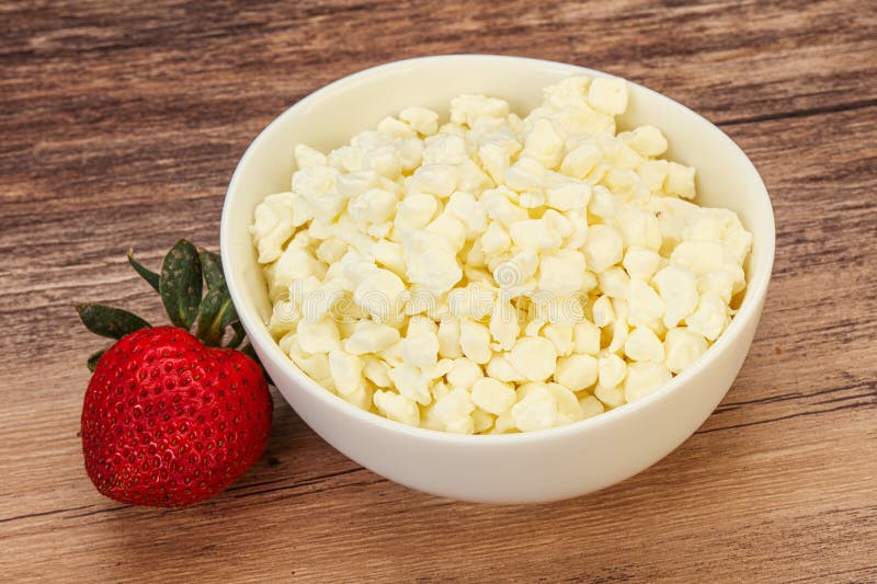 Dietary Food - Grain Cottage Cheese Stock Image - Image of protein ...