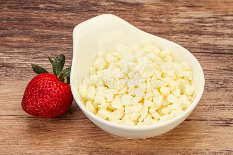 Dietary Food - Grain Cottage Cheese Stock Photo - Image of quark ...