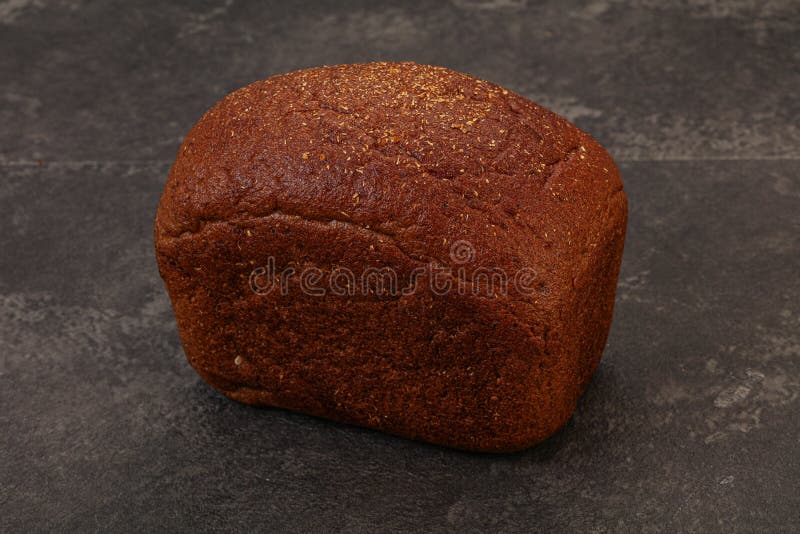 Dietary Healthly Food - Black Bread Stock Image - Image of breakfast ...