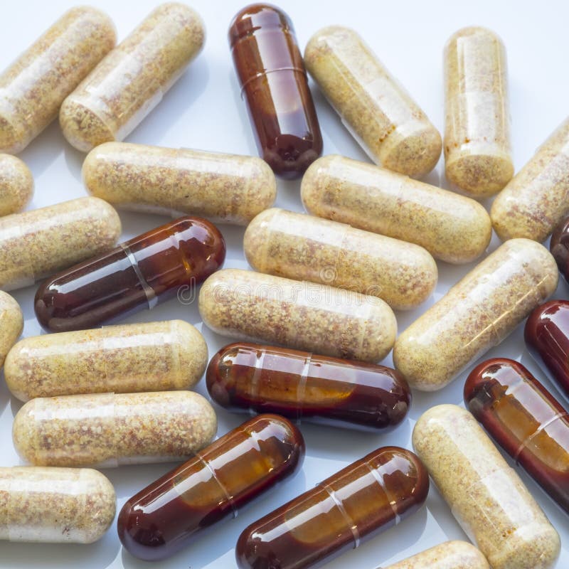Dietary Supplement Capsules. Stock Photo - Image of antioxidant ...