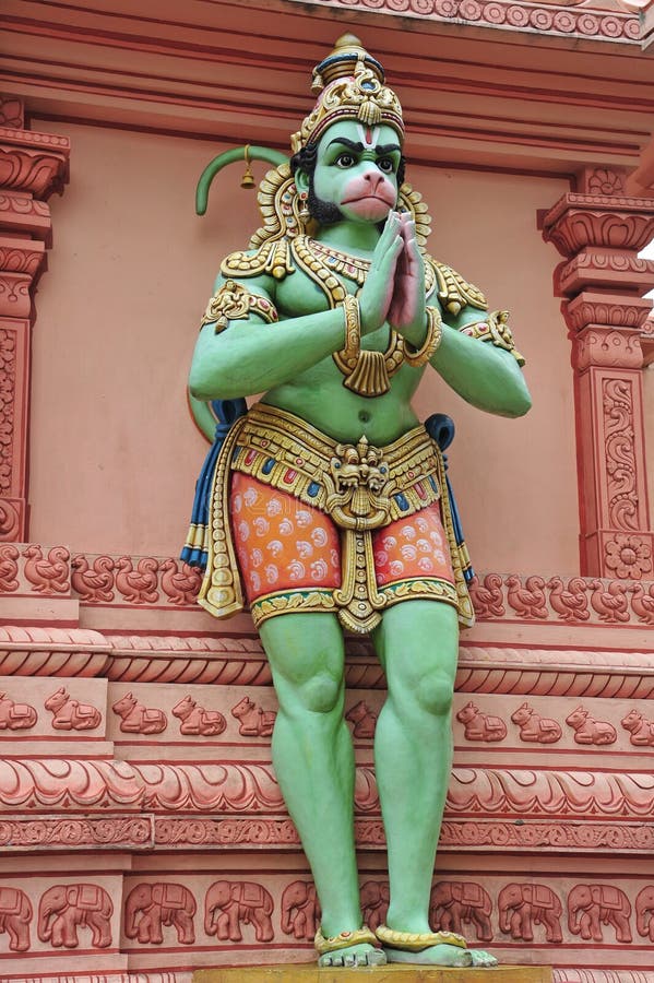 Dieu Hanuman photo stock. Image du indou, prière, religion - 11697810