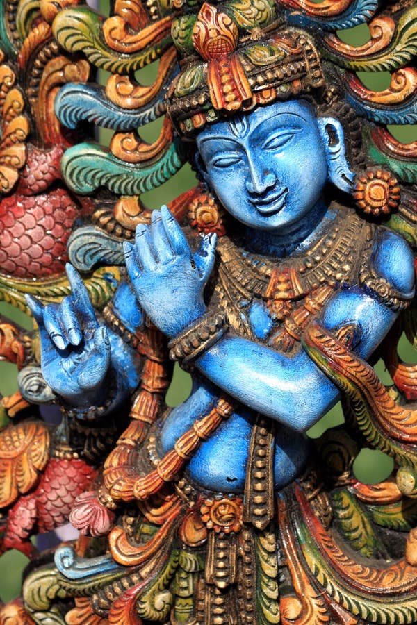 Dieu indou Krishna image stock. Image du krishna, seigneur - 14568277