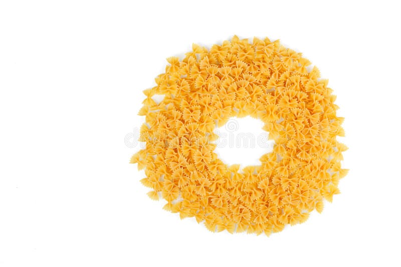 Diferentes Tipos Y Formas De Pasta Seca Italiana Imagen de archivo ...