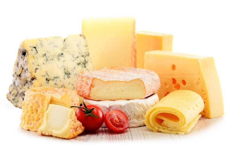 Différentes Sortes De Fromage Sur Le Fond Blanc Image stock - Image du ...