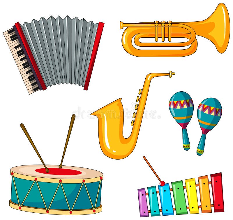 Différents Types D'instrument De Musique Illustration Stock ...