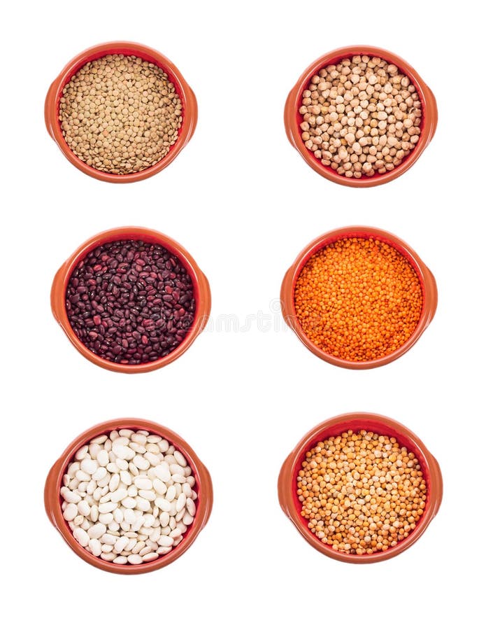 Assortiment De Différents Types De Haricots Horizontaux Image stock ...