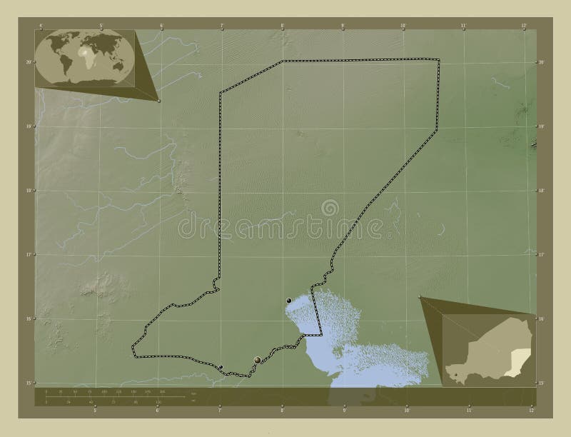 Diffa, Niger. Wiki. Major Cities Stock Illustration - Illustration of ...