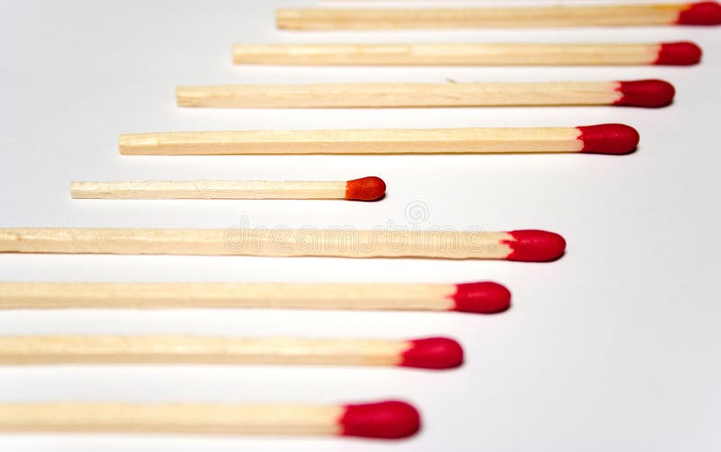 Difference stock photo. Image of matchstick, ignite, fire - 1510030