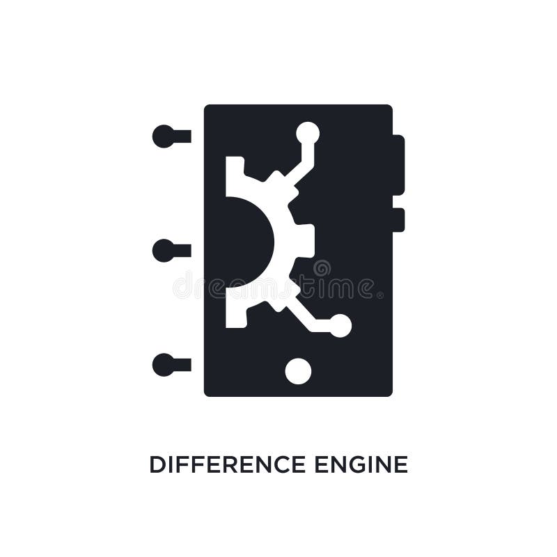 Difference Engine Isolated Icon. Simple Element Illustration from ...