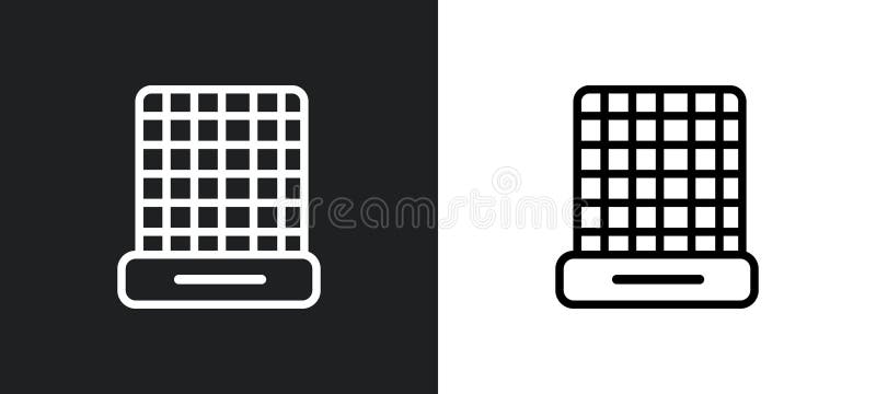 Difference Engine Outline Icon in White and Black Colors. Difference ...
