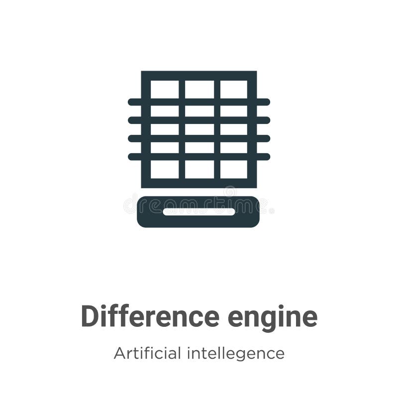Difference Engine Isolated Icon. Simple Element Illustration from ...