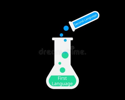 Difference between First Language and Second Language Stock Vector ...