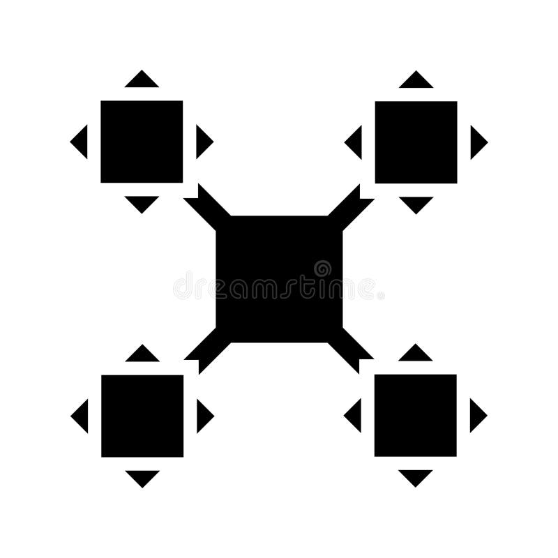 Difference, Interoperability Icon Stock Illustration - Illustration of ...