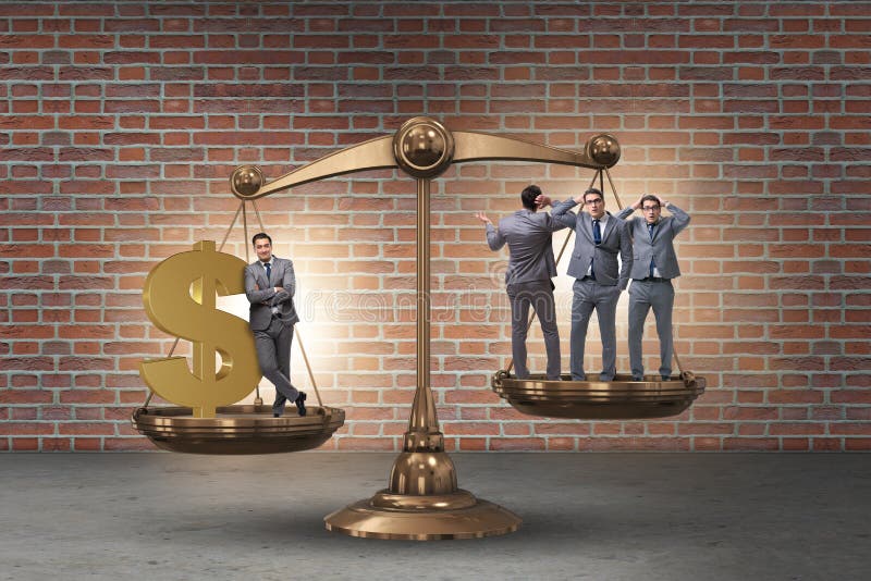 The Difference between Rich and Poor People Stock Image - Image of ...