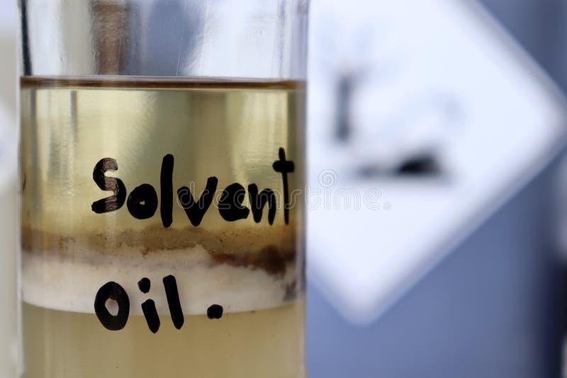 Solvent and water and oil stock image. Image of education - 183906947