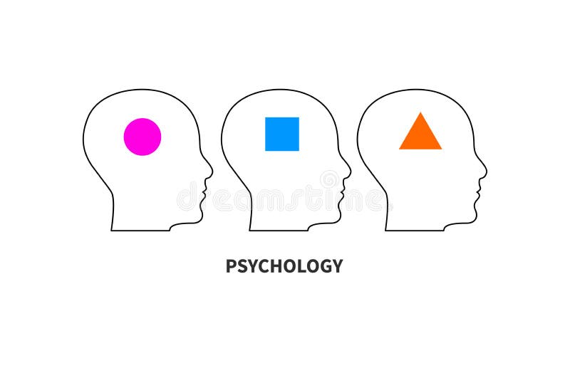 Differences Thinking Symbol. Psychology Symbol Stock Vector ...