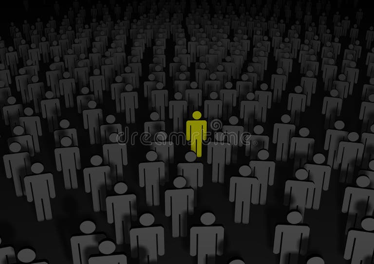 Many People Same Different Stock Illustrations – 38 Many People Same ...