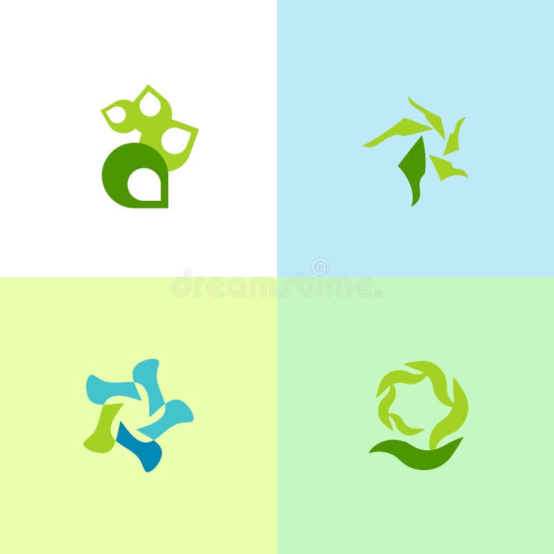 Different Abstract Trendy Symbols for Modern Design Stock Vector ...