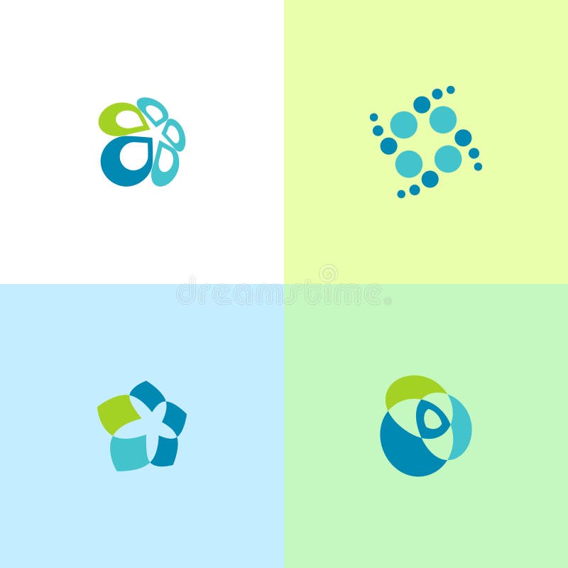 Different Abstract Trendy Symbols for Modern Design Stock Vector ...