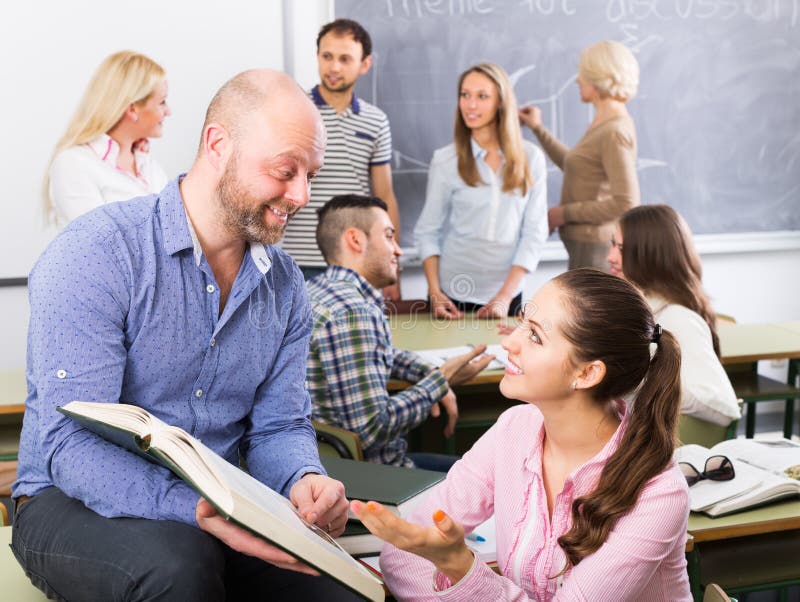 Different Age Students during Break Stock Photo - Image of refresher ...