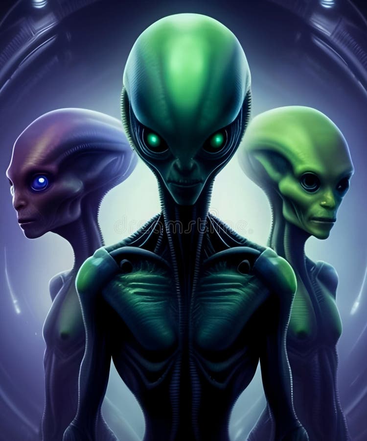Different Alien Type Images Ai Generator Stock Image - Image of type ...