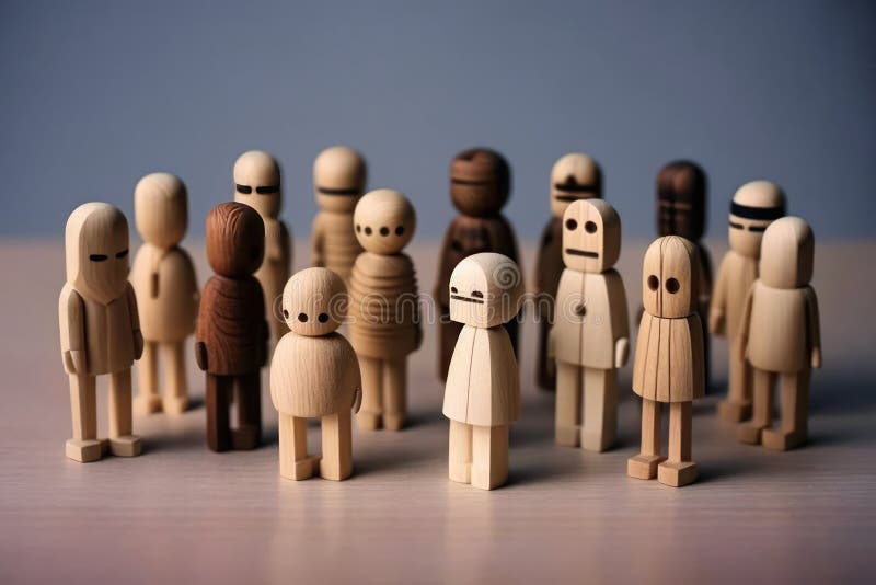 We are Different but Also the Same Stock Illustration - Illustration of ...