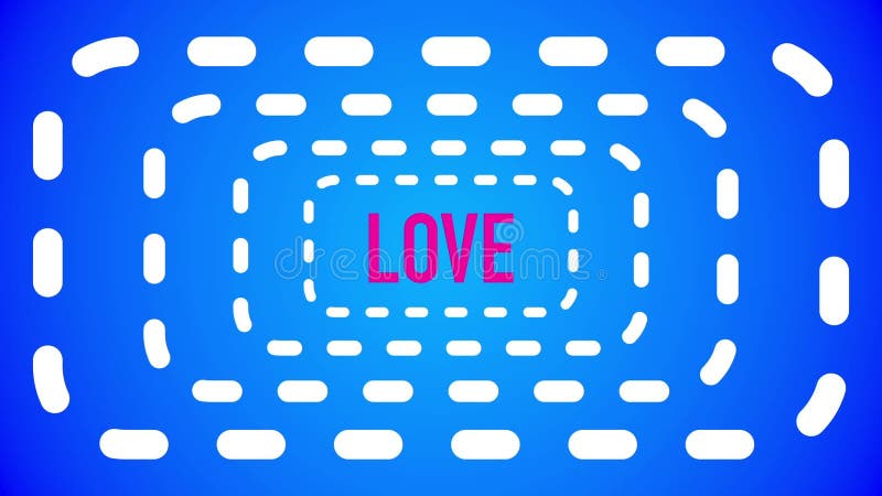 Animated Love Symbol with Abstract Effect Stock Video - Video of love ...
