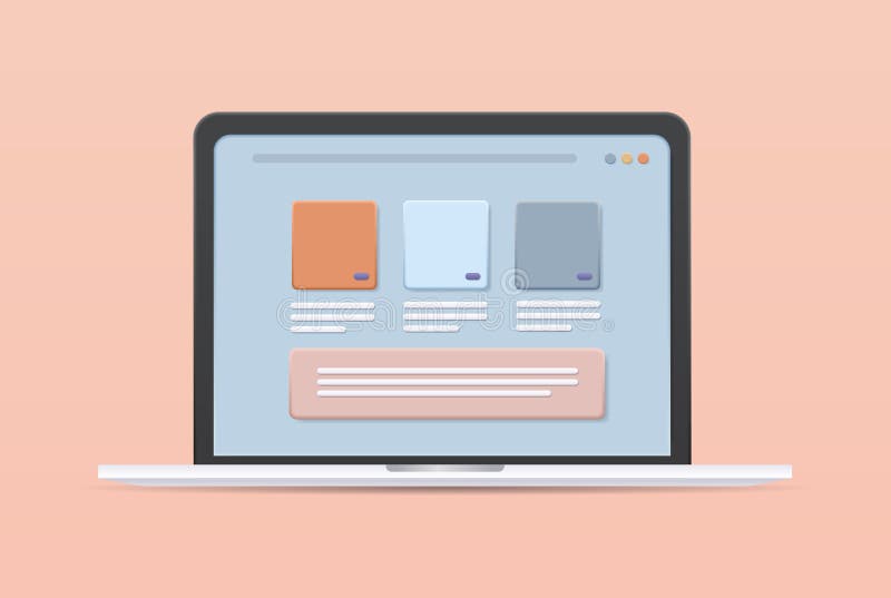 Different Applications on Laptop Screen App Development Web Design ...