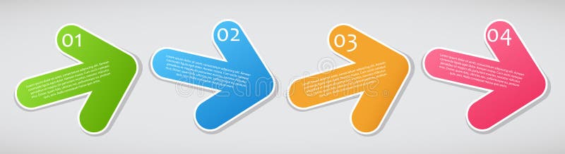 Different Arrows Vector Illustration Stock Vector - Illustration of ...