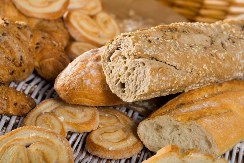 Different Assortment of Bread and Bakery Products Stock Image - Image ...