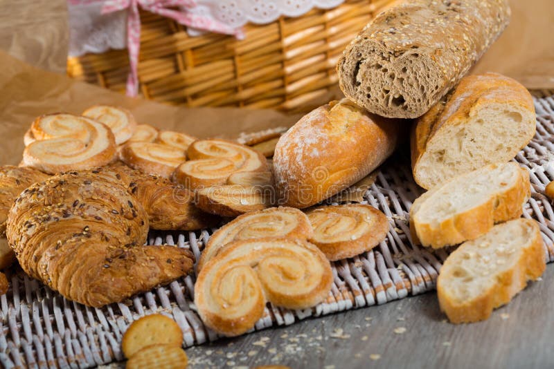 Different Assortment of Bread and Bakery Products Stock Photo - Image ...