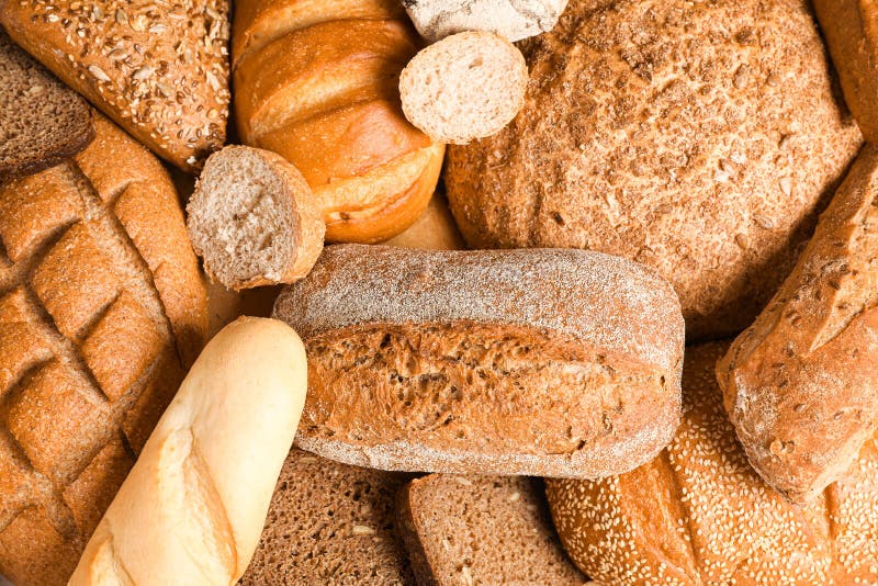 Different Bakery Products As Background Stock Image - Image of copy ...