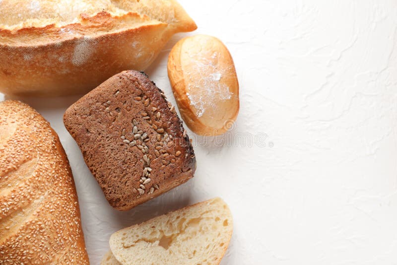 120 Different Bakery Products Light Background Stock Photos - Free ...