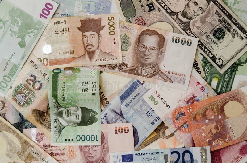 Different Banknotes Currency Stock Image - Image of asia, euro: 59150283