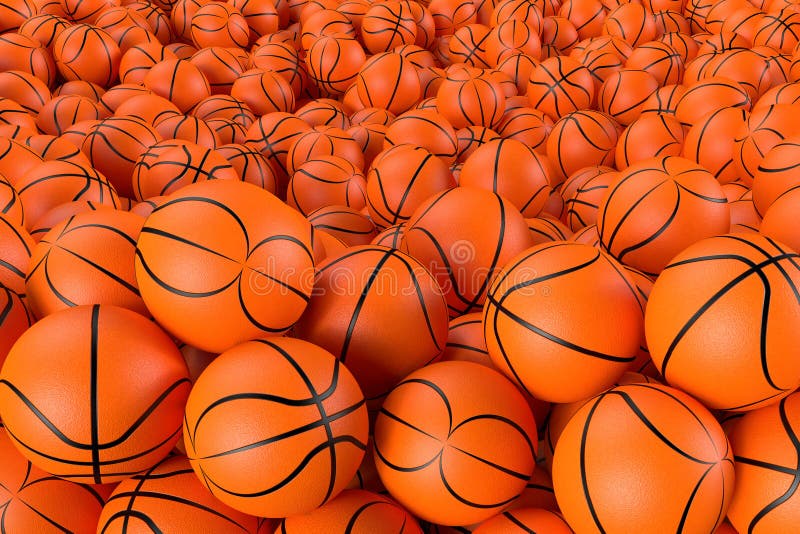 Different Basketballs stock illustration. Illustration of background ...