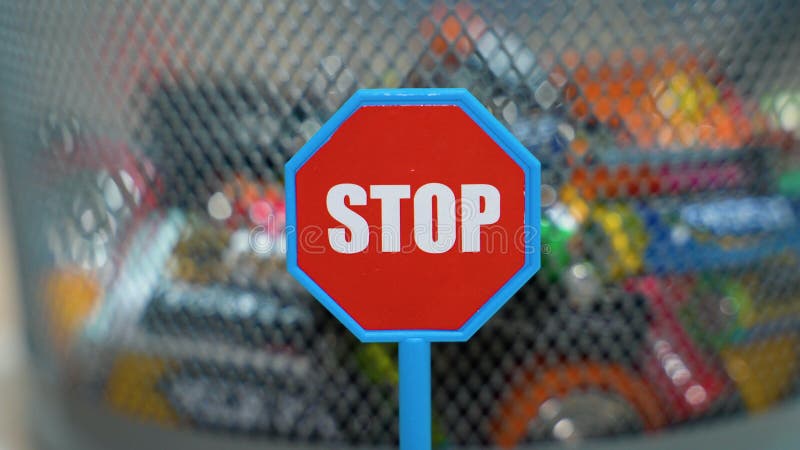 Different Battery Rotate in Garbage Bin. Stop Pollution by Batteries ...