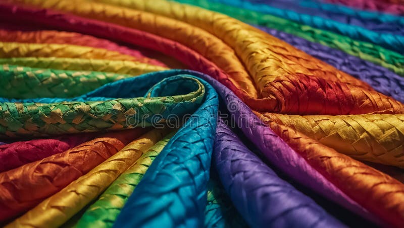 Different Beautiful Elegant Silk Fabrics Backbanner Decoration Vibrant ...