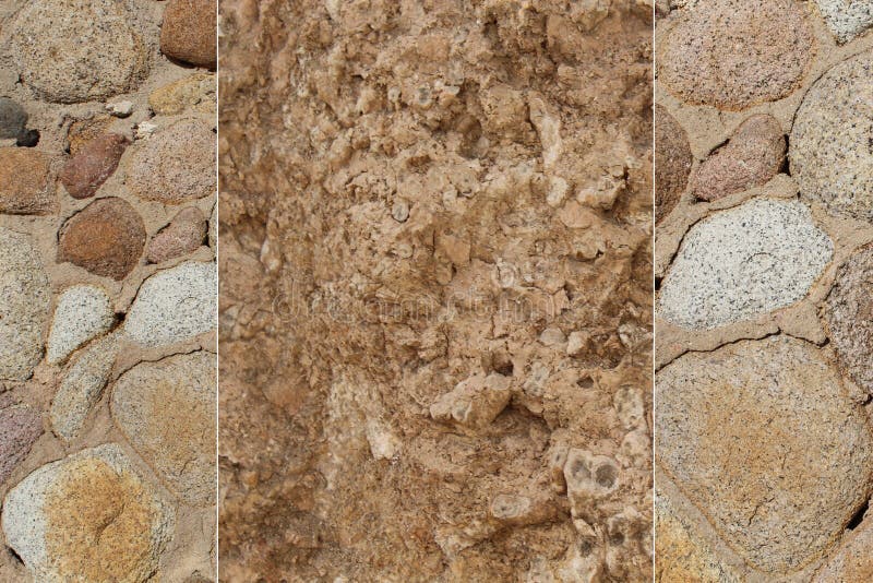 Different, Beautiful Textures of Nature in One Collage Stock Photo ...