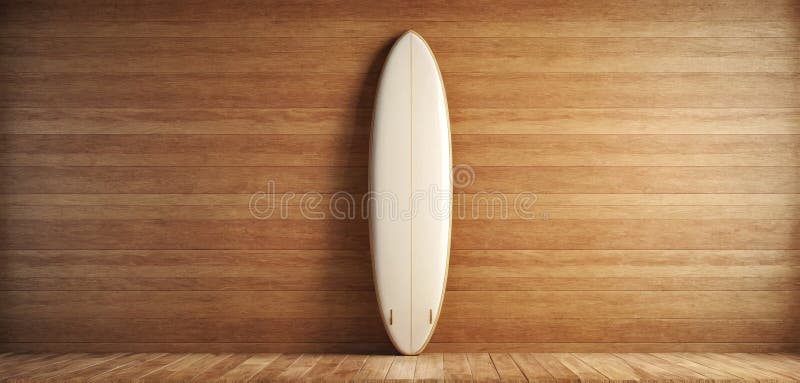 Different Blank Surfboards for Wave Surfing Standing in a Row on a Wall ...