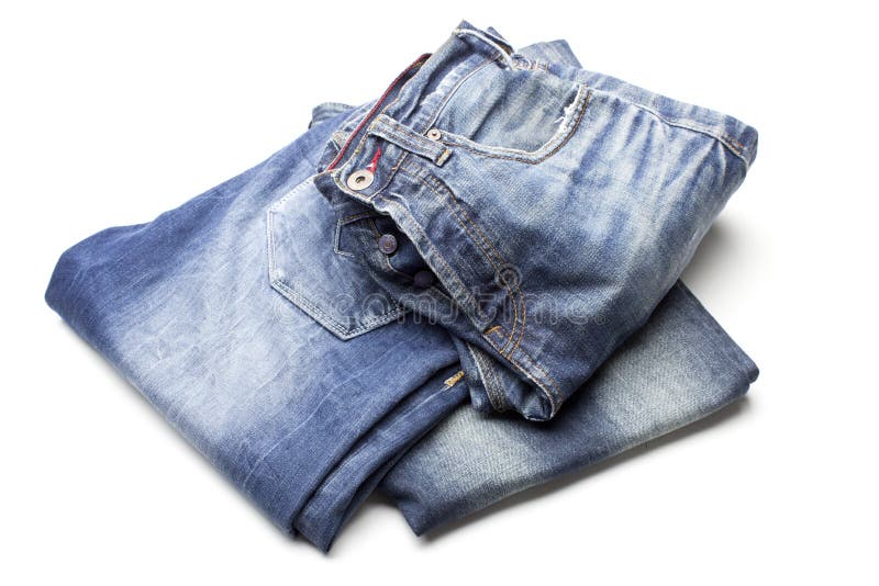Different blue jeans stock photo. Image of color, folded - 39249674