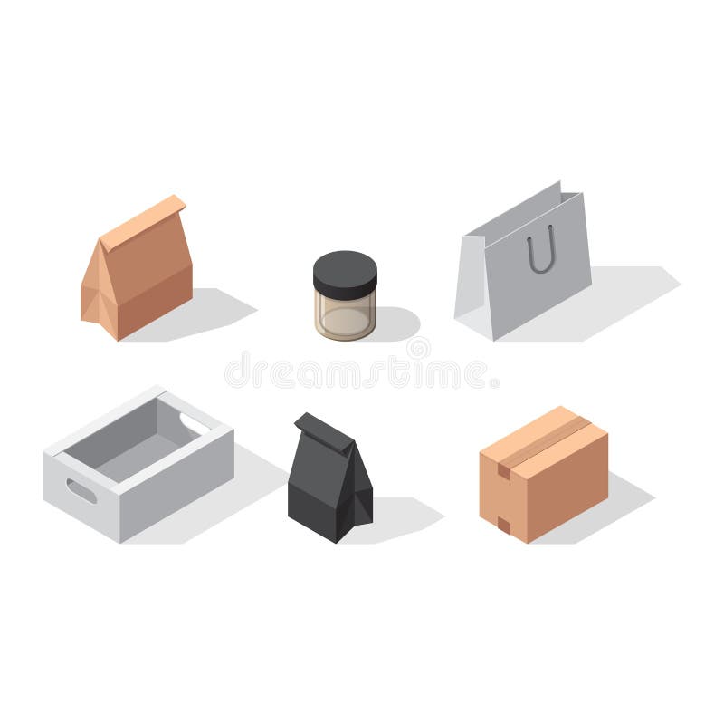 Different box vector icons stock vector. Illustration of mail - 75873058
