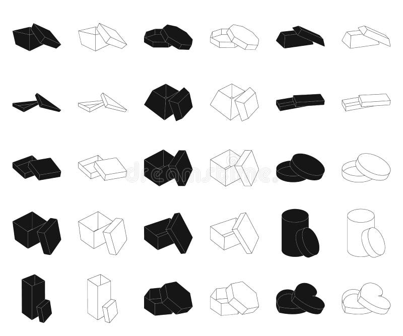 Different Boxes Packseamless Pattern Warehouse Shipping Container ...