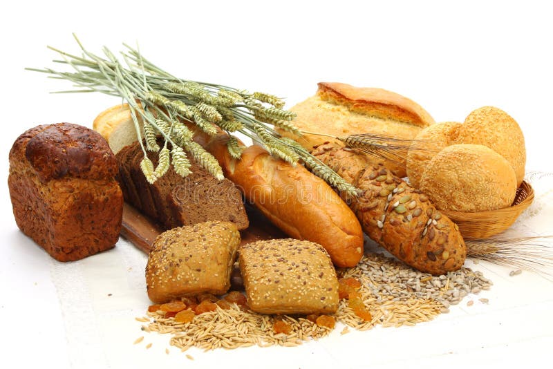 Different bread products stock image. Image of wheat - 16623255