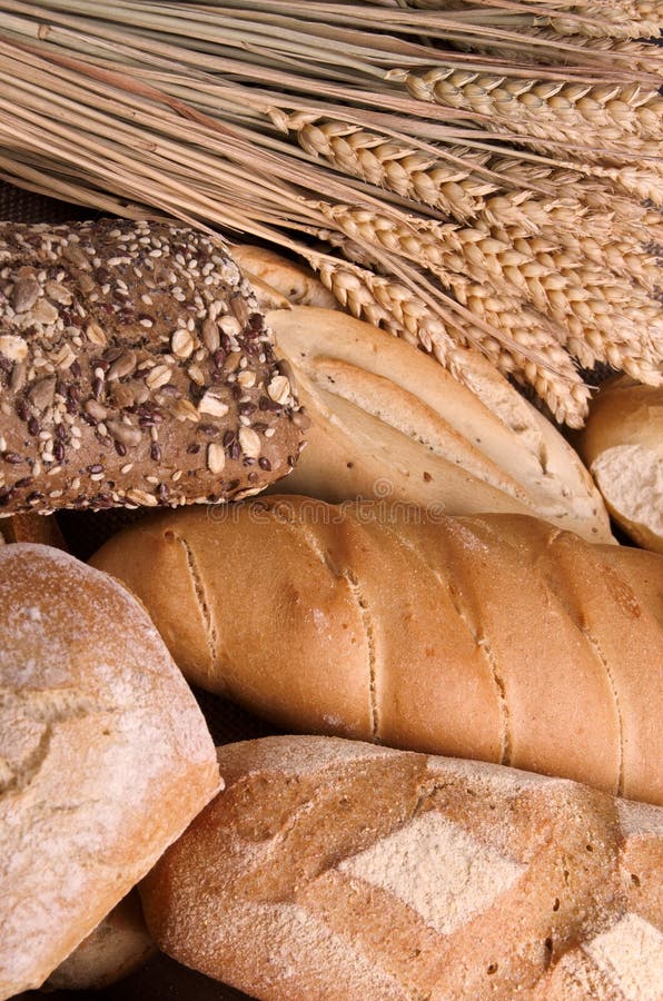 Different breads stock image. Image of background, flour - 38642715